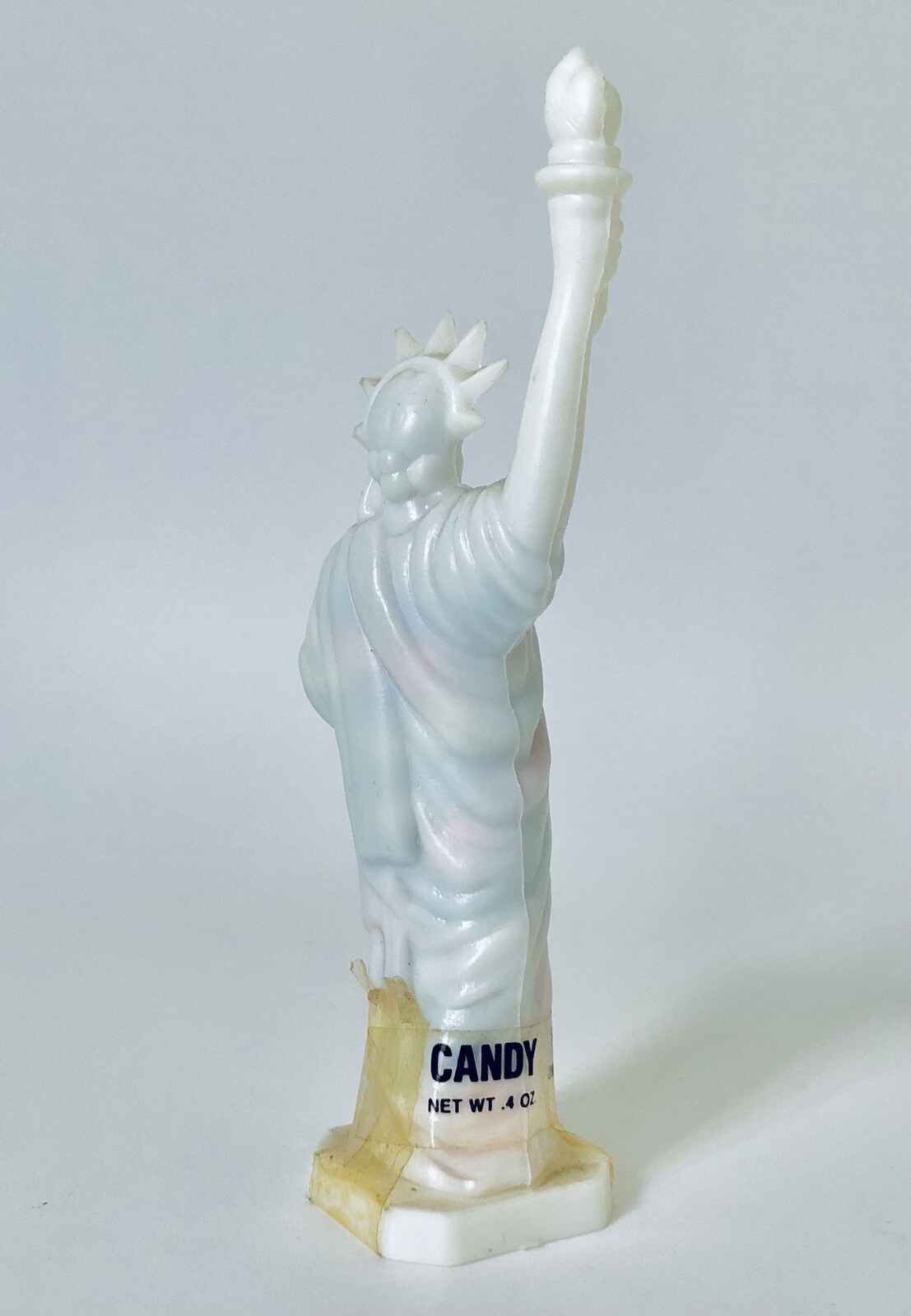 Vintage 1986 Topps STATUE OF LIBERTY 4.25” Candy Container WHITE bubble ...