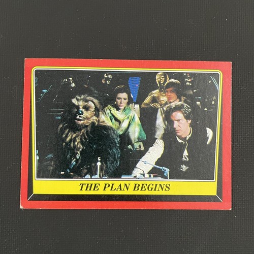 Star Wars 1983 Topps Return of the Jedi Card# 67 The Plan Begins ...