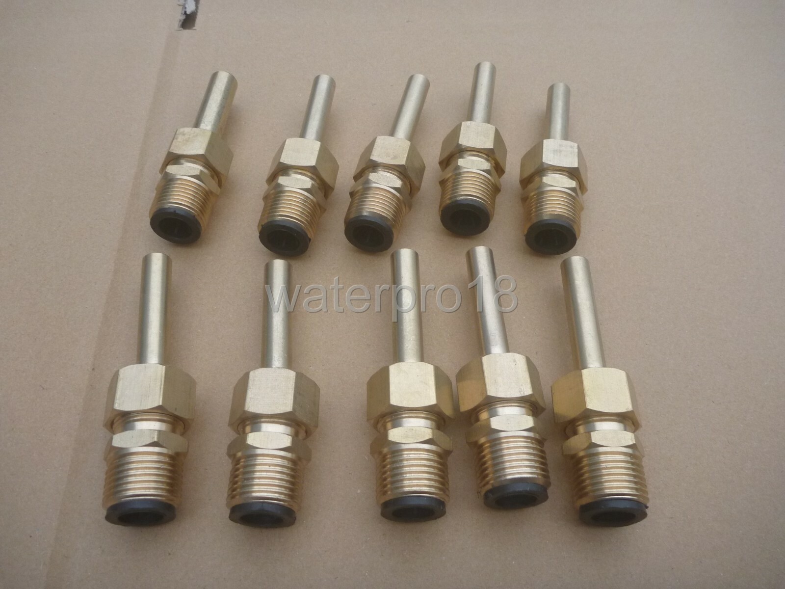 10 Pack Swimming Pool Spa Brass Deck Jet Nozzle Replacement 1/2 ...