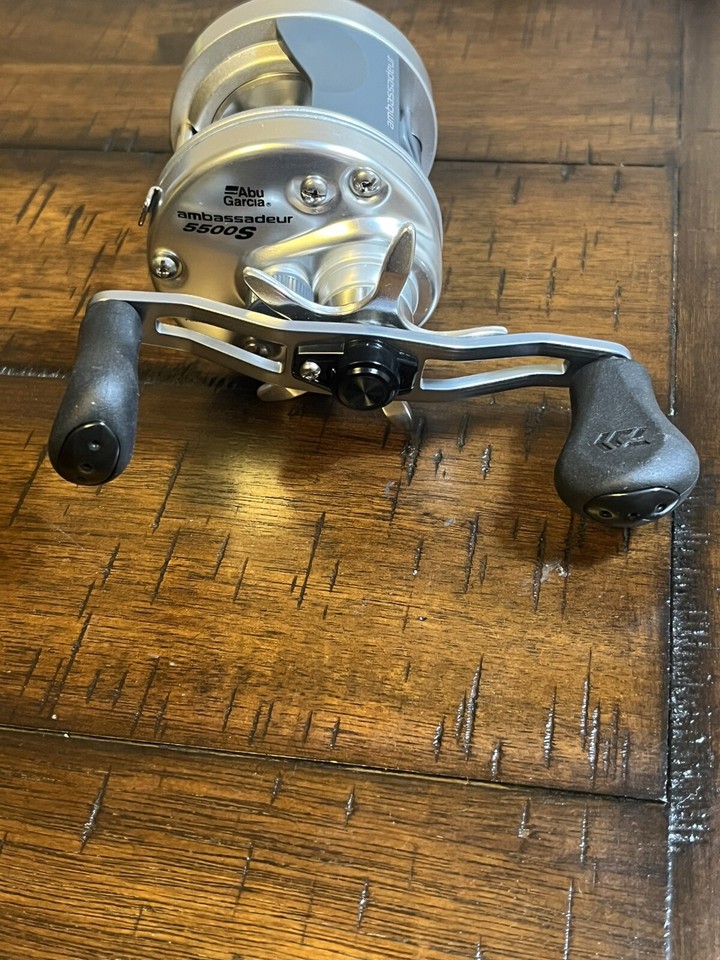 Abu garcia ambassadeur 5500S Fishing Reel New No Box Upgraded Handle | eBay