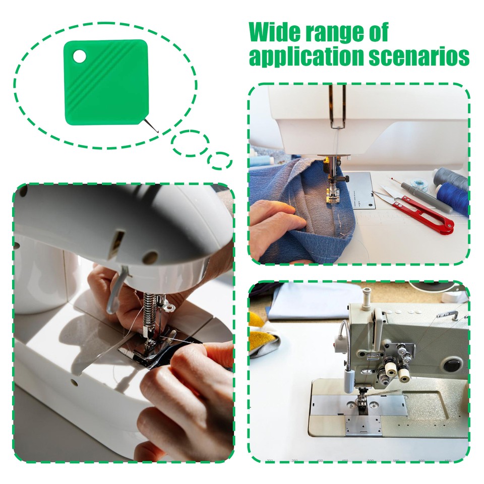 Sewing Machine Needle Threader 10pcs Punch Needle Threader Square Shape ...