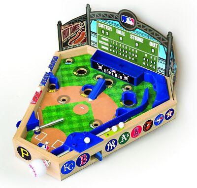 Merchant Ambassador MLB Wooden Pinball Baseball Game 14 x 12 x 8 inches ...