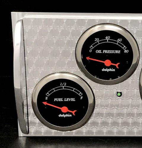 1941-1946 Chevy Truck 5 Gauge Panel Set Engine Turned Black | Analog ...