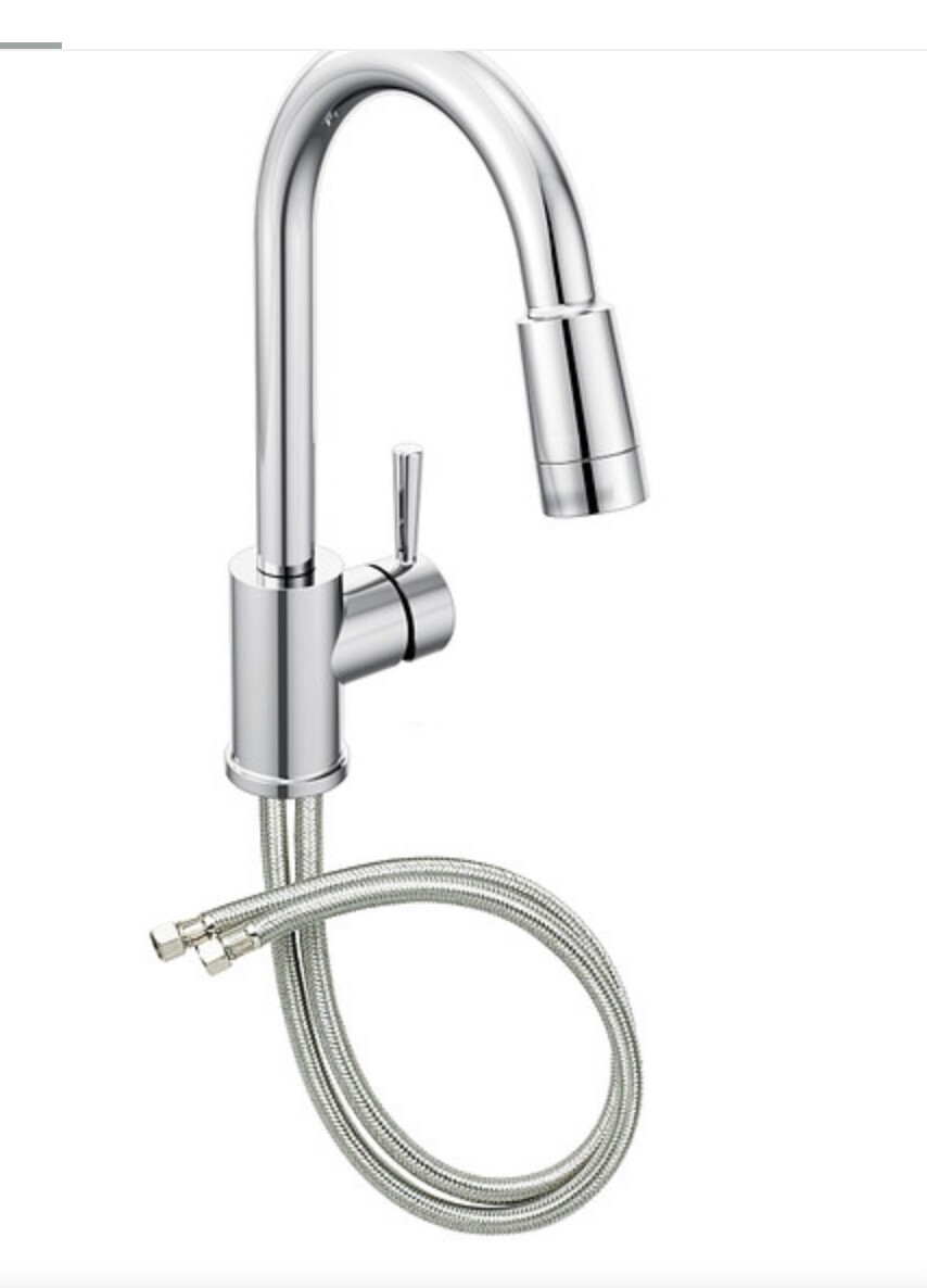 MOEN CFG Edgestone Single Handle Chrome 46201 Faucet OPEN BOX | eBay