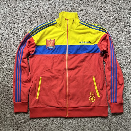 Adidas Ecuador Track Jacket Mens Size 2xl Full Zip FIFA World Cup 2006 ...