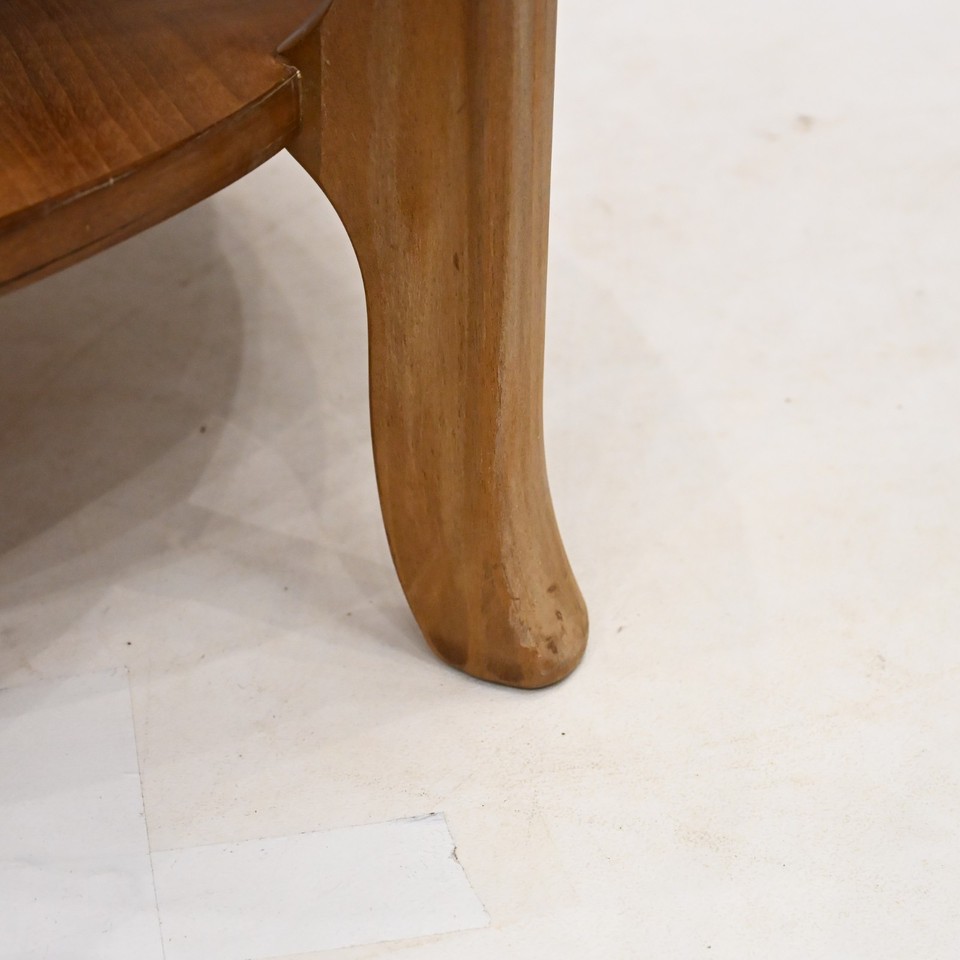 Nathan Cog Coffee Table Teak Round 86cm Diameter Lower Tier FREE UK ...