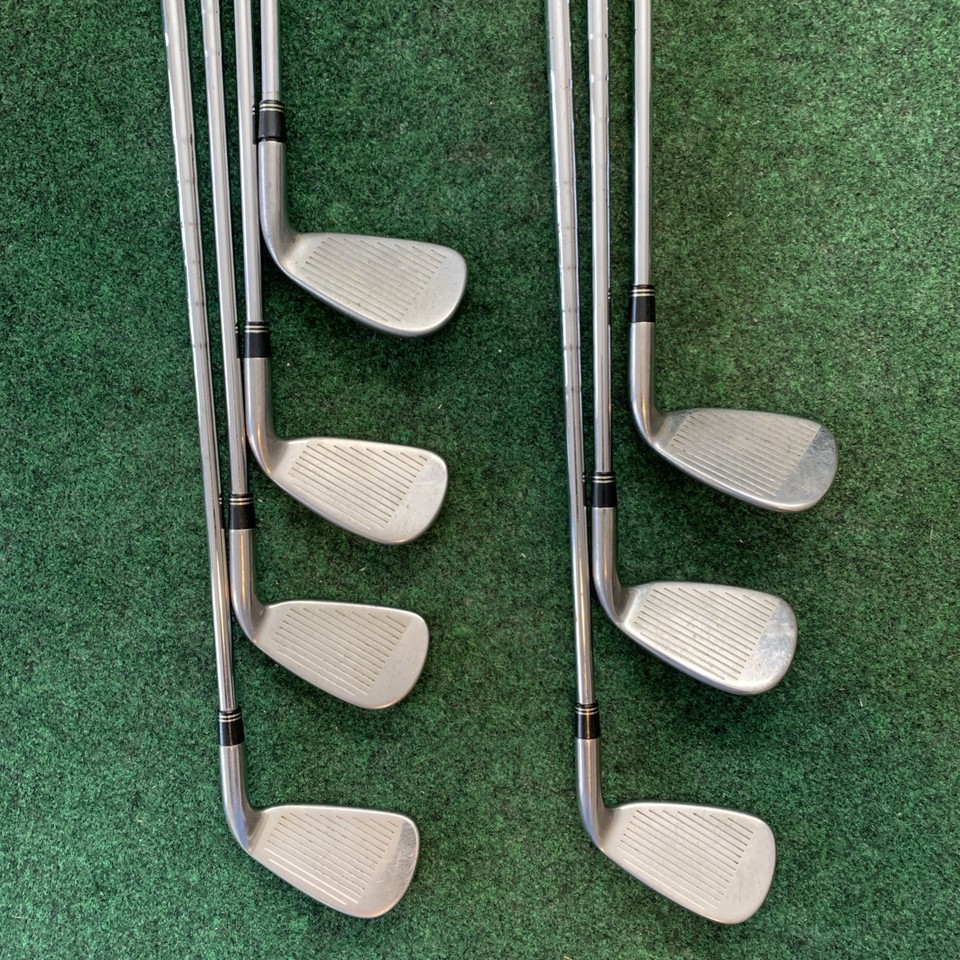 TaylorMade R7 LH Iron Set 4-PW Stiff T-Step90 Steel Left Good Grips ...