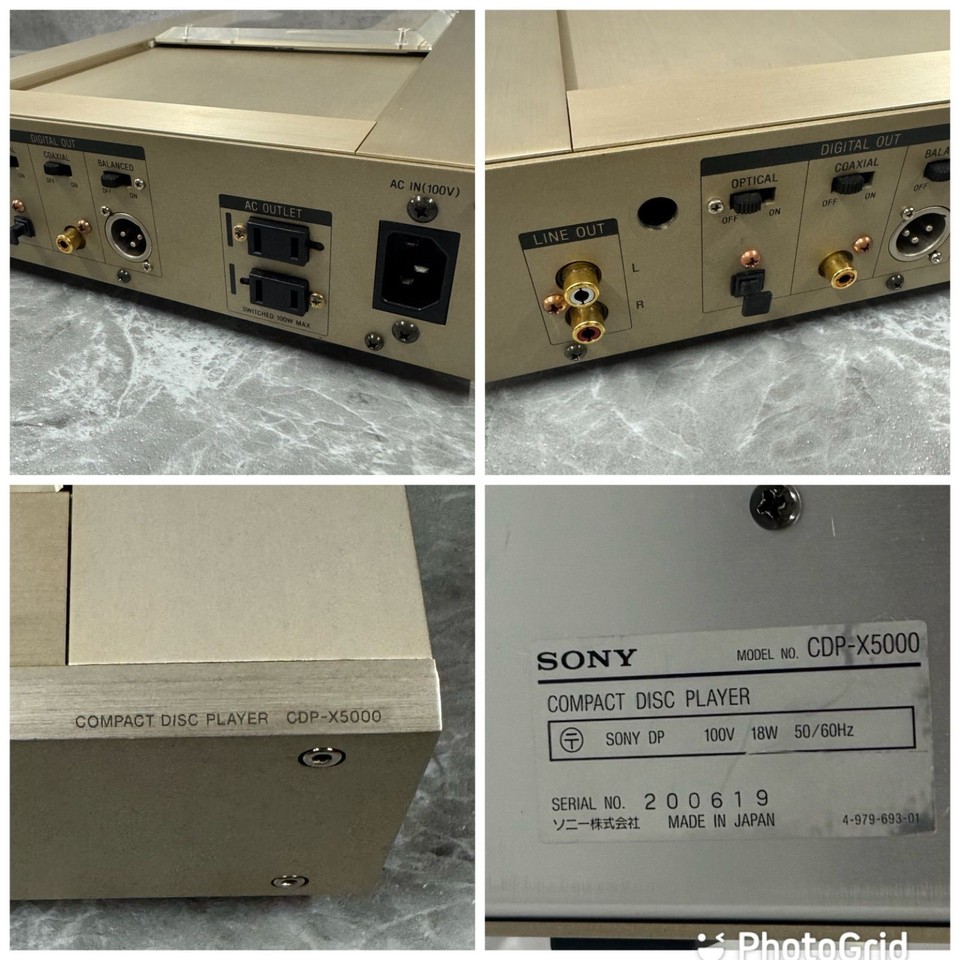Sony CDP-X5000 Compact Disc Player High-End Audiophile Product With Box ...