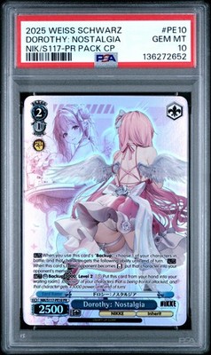 2025 WEISS SCHWARZ GODDESS OF VICTORY: NIKKE PROMOS DOROTHY: NOSTALGIA ...