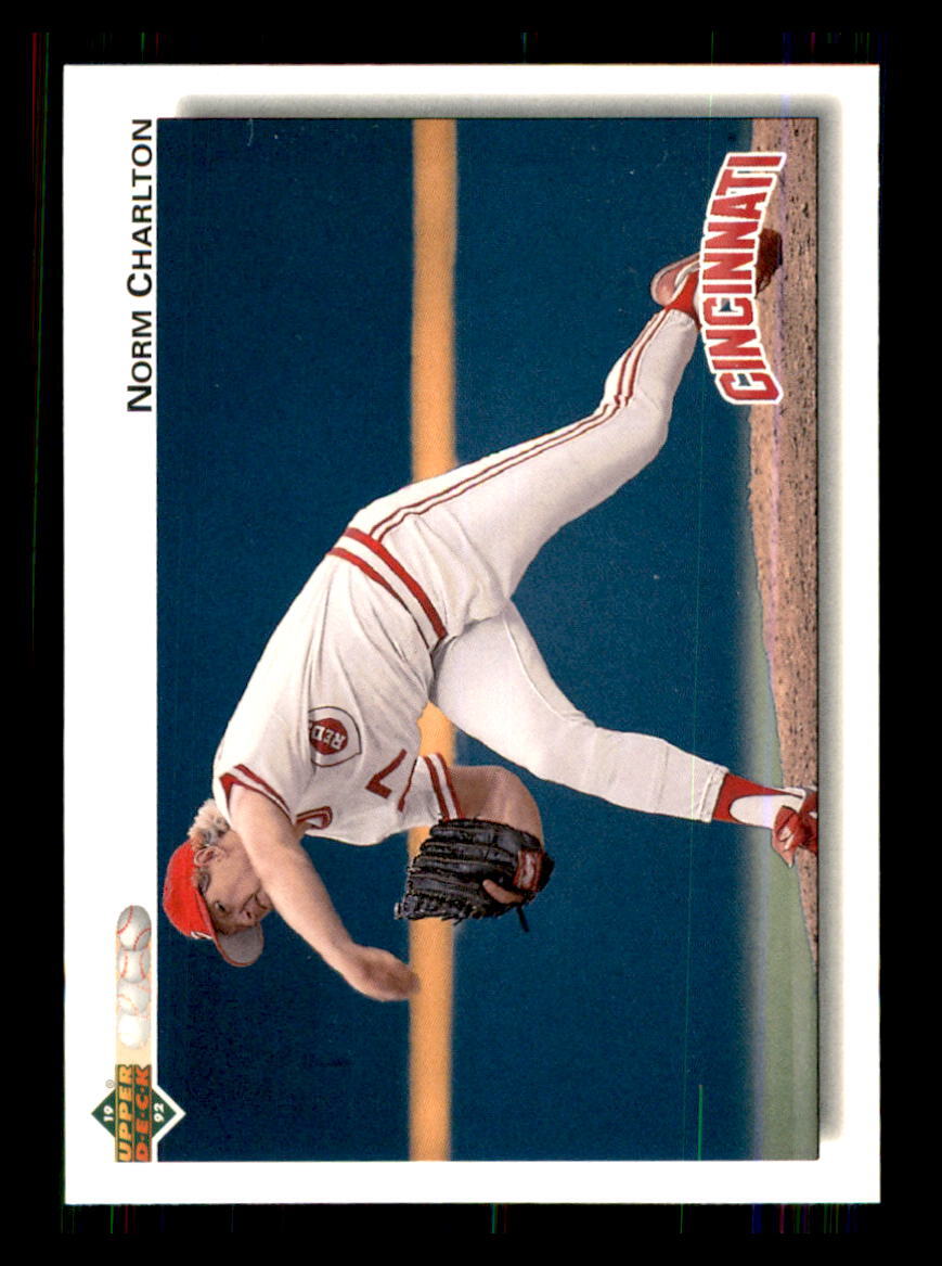 1992 BASEBALL 1992 Upper Deck Norm Charlton Cincinnati Reds #677 1 | eBay