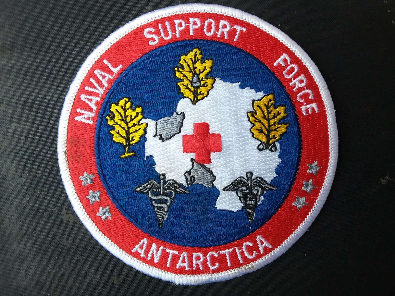 Vintage Naval Support Force Antarctica Embroidered Patch Military Unit Navy | eBay