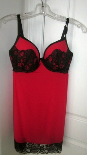 Victoria's Secret 36D Bra Lingerie Chemise Slip Babydoll Lace Gown ...
