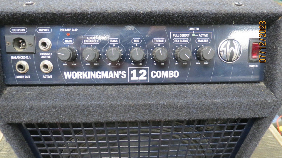 SWR WORKINGMAN'S 12 BASS COMBO AMPLIFIER | eBay