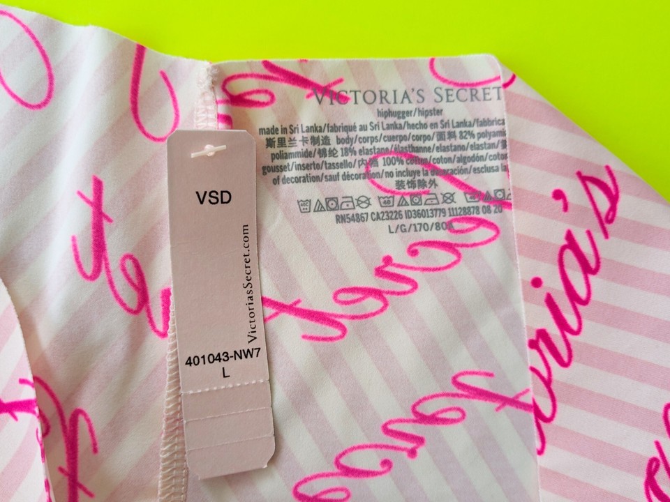 Victoria's Secret VS PINK Seamless Hiphugger Size L Panties Bundle ...