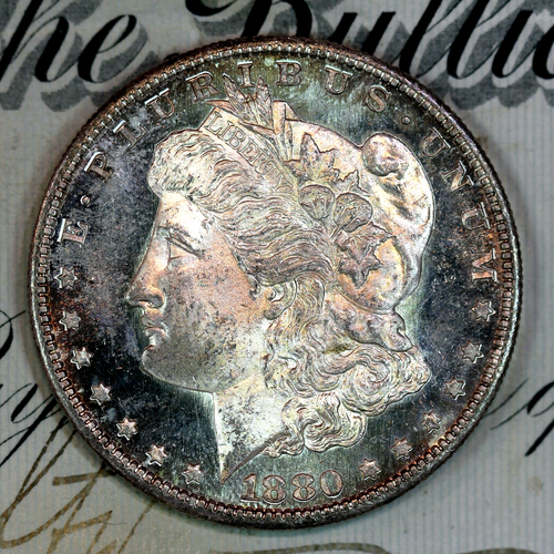 * 1880-S CAMEO DMPL * NEAR+ GEM BU MS MORGAN SILVER DOLLAR * FROM ...