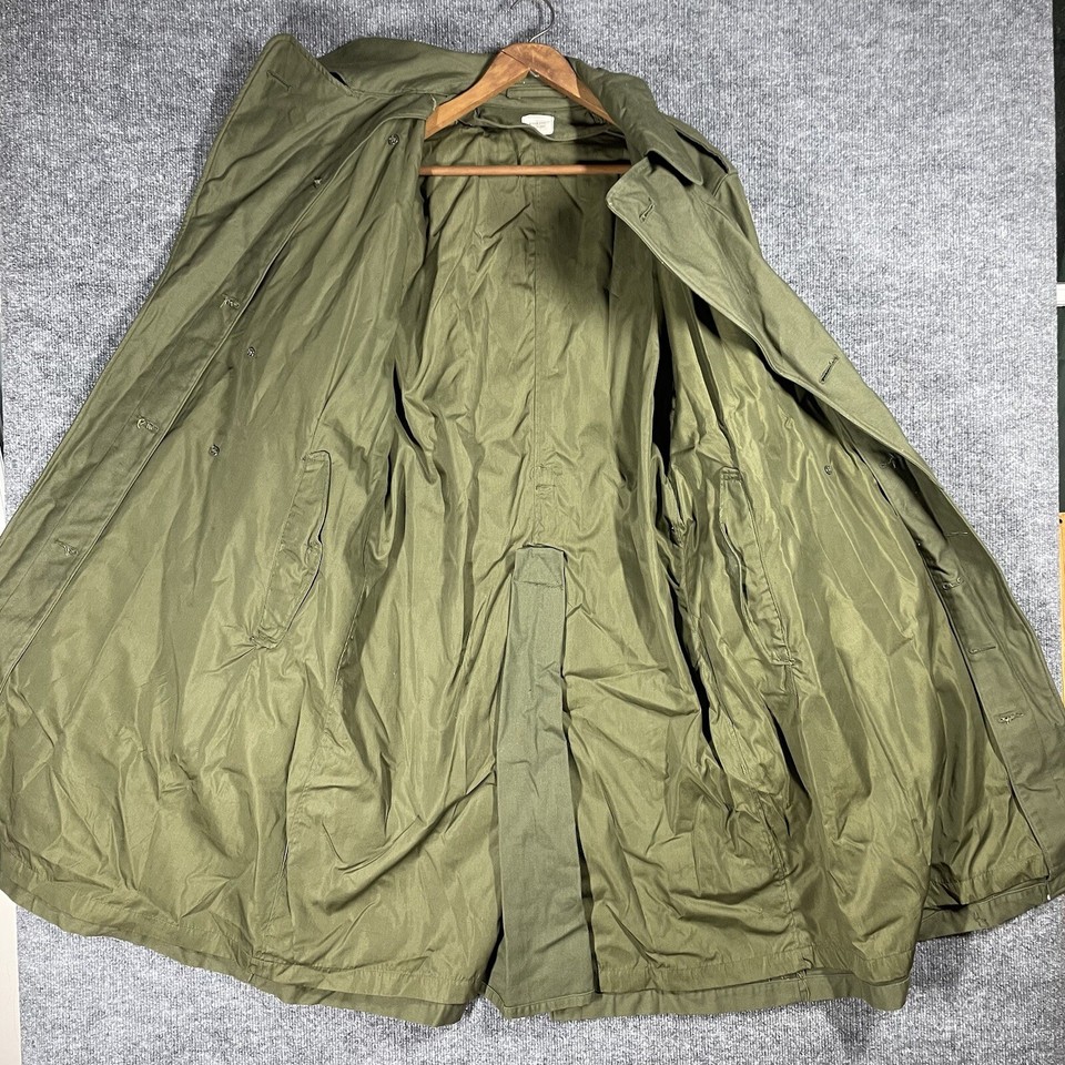 VTG US Military Jacket Mens Medium Short Green Overcoat OG 107 Army 5th ...