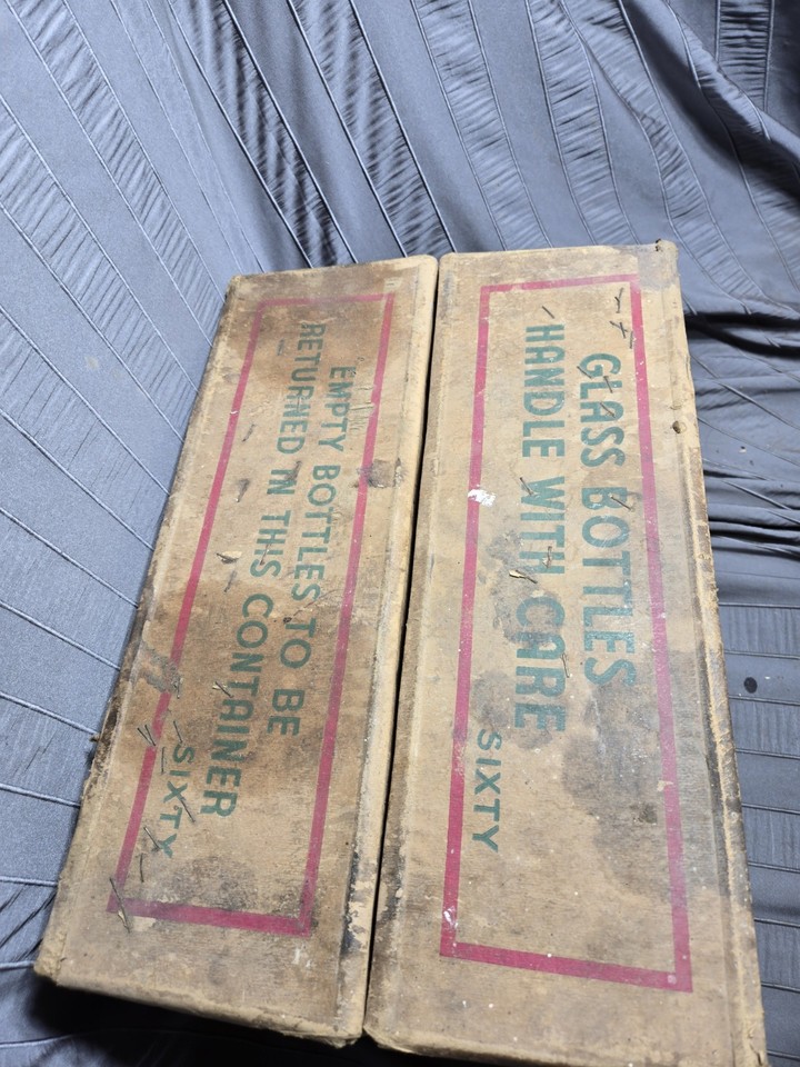 GOETZ COUNTRY CLUB Beer Quart Cardboard Case With Bottles Man Cave ...