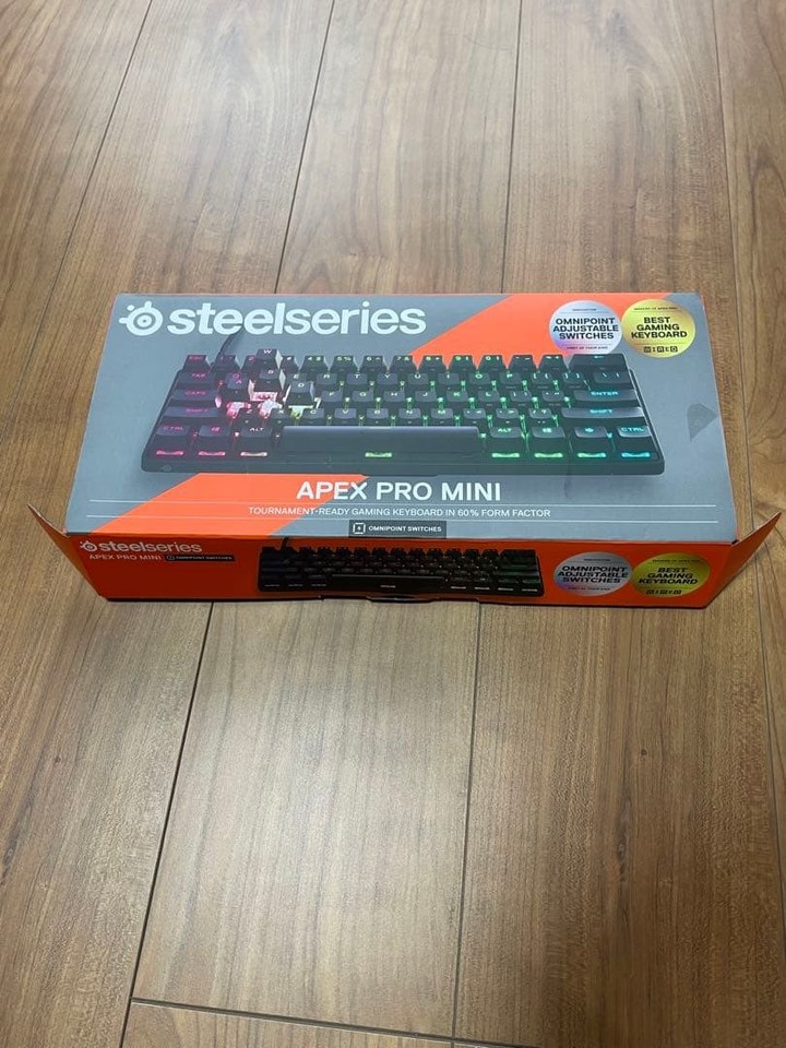 SteelSeries Apex Pro Mini Mechanical Gaming Keyboard with Manual and ...