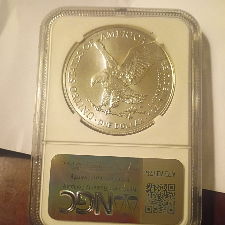 2025 p silver eagle with eagle privy ngc ms70 early releases*MAY HAGGLE ...