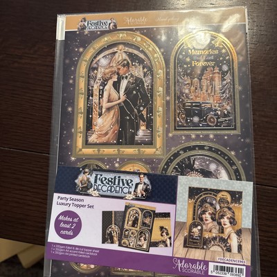 Hunkydory Festive Decadence Card Kit. One Set:Party Season Luxury ...