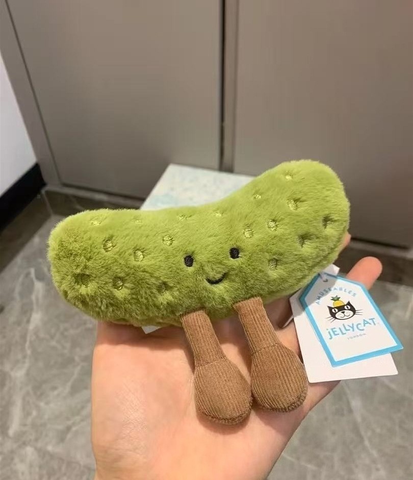 Jellycat Amuseables Pickle Plush Toy With Tag Authentic Pickle Dolls ...