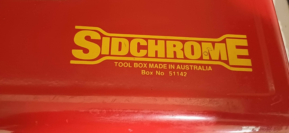SIDCHROME LARGE 2 DRAW TOOL BOX MADE IN AUS 51142 1980s | eBay Australia
