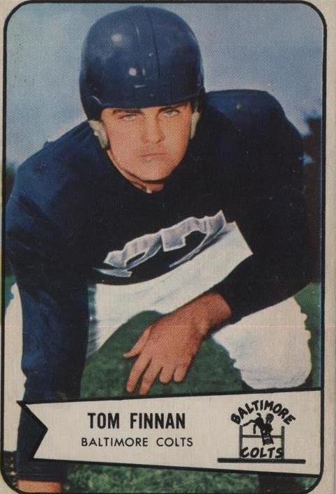 1954 Bowman - Tom Finnan #97 Name Misspelled as Finnin on Back (RC) for ...