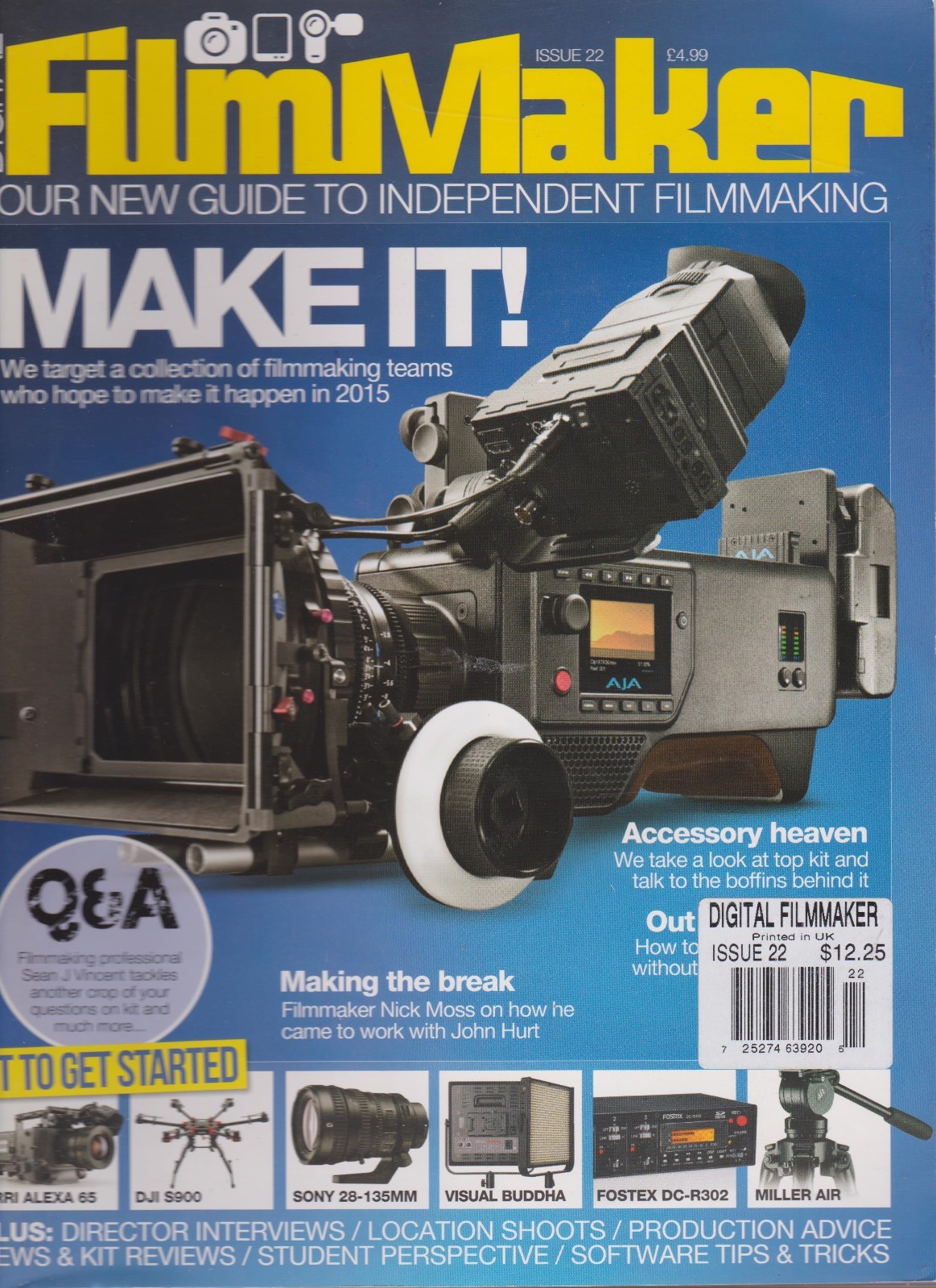DIGITAL FILMMAKER MAGAZINE UK #22 JAN 2015,YOUR NEW GUIDE INDEPENDENT ...