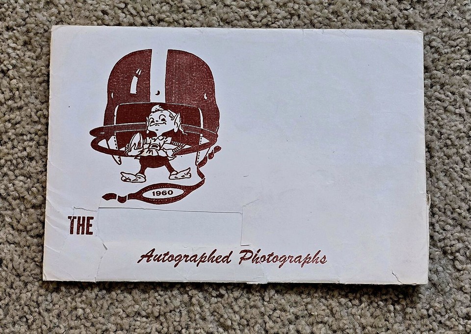 1960 Cleveland Browns Football Picture Pack Team Issue NR Complete Set ...