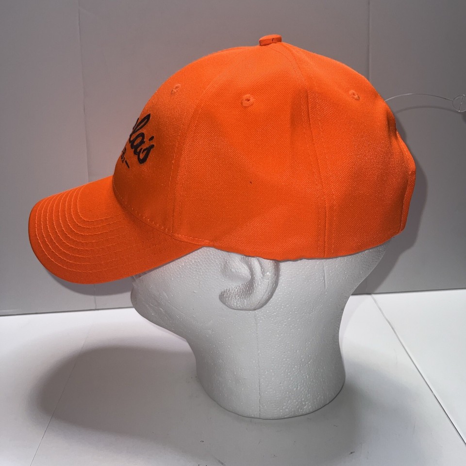 Cabela’s Club Men's Ball Cap Neon Orange Adjustable | eBay