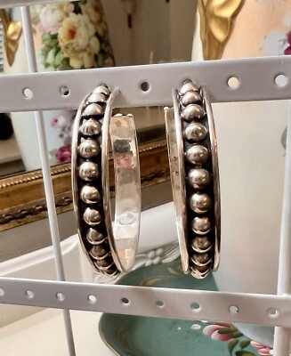 Sterling Silver Loops 925 Sterling silver. New never worn. 5” Loops. | eBay