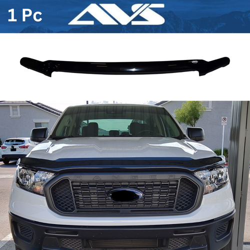 AVS Dark Smoke Hood Protector Bug Shield Deflector For Ford Ranger 2019 ...