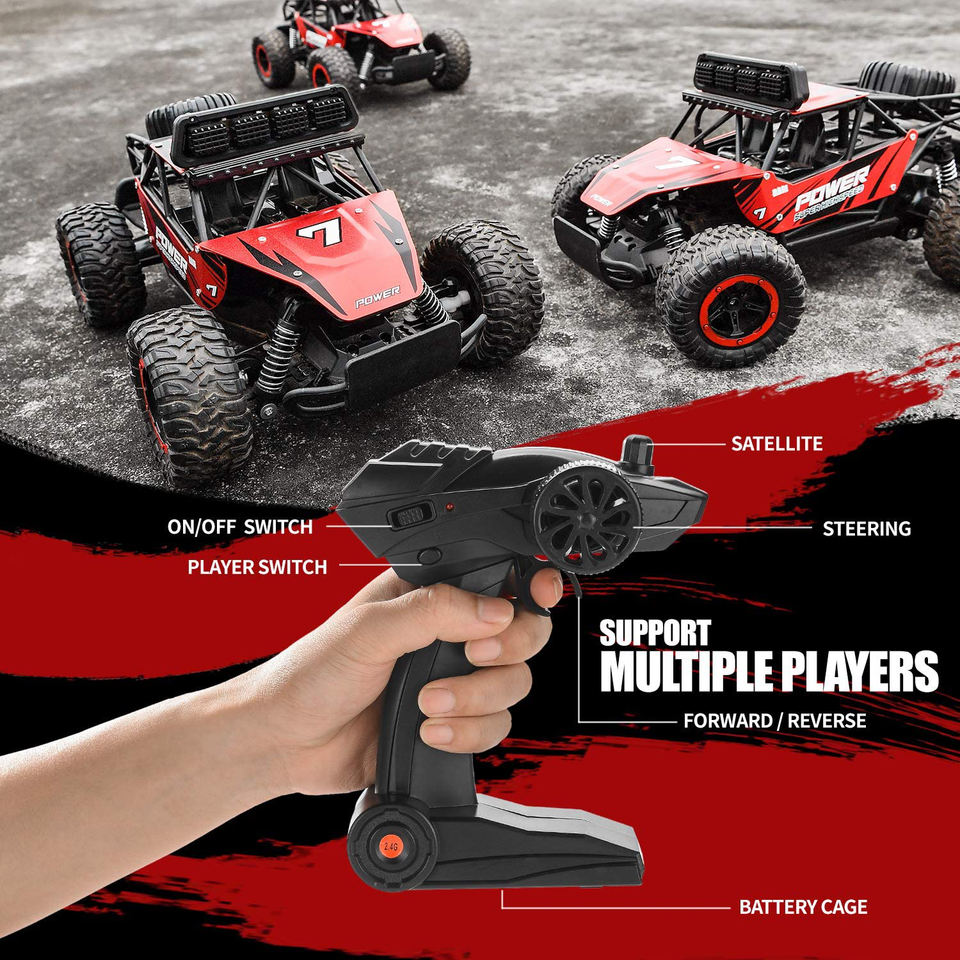 BEZGAR 17 Toy Grade 1:14 Scale Remote Control Car, 2WD High Speed 20 Km ...