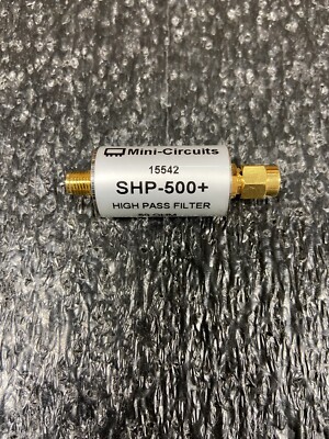 Mini-Circuits 15542 SHP-500+ 500 to 3200 Mhz 50 Ohm High Pass Filter ...