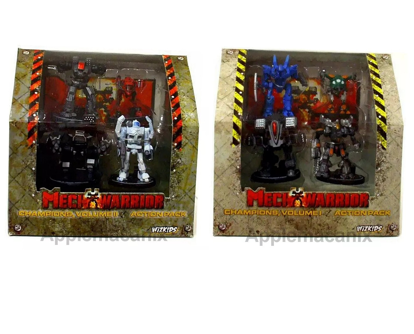 Mechwarrior Champions, Volume I II Action Pack Vol 1 & 2 8 Mech Game ...