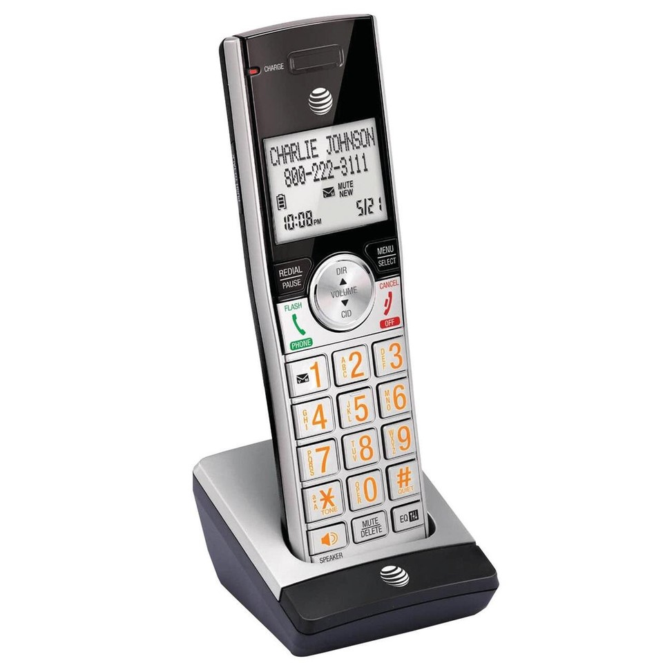 1 x AT&T CL80115 DECT 6.0 Extra Handset for CL84115, CL84215, CL84265 ...
