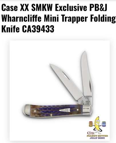 Case Xx SMKW EXCLUSIVE PB&J Peanut Butter Jelly Burnt Ultra Violet Mini Trapper | eBay