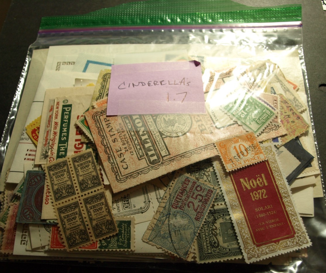 1.7 OUNCES CINDERELLA STAMPS OFF PAPER UNCHECKED | eBay