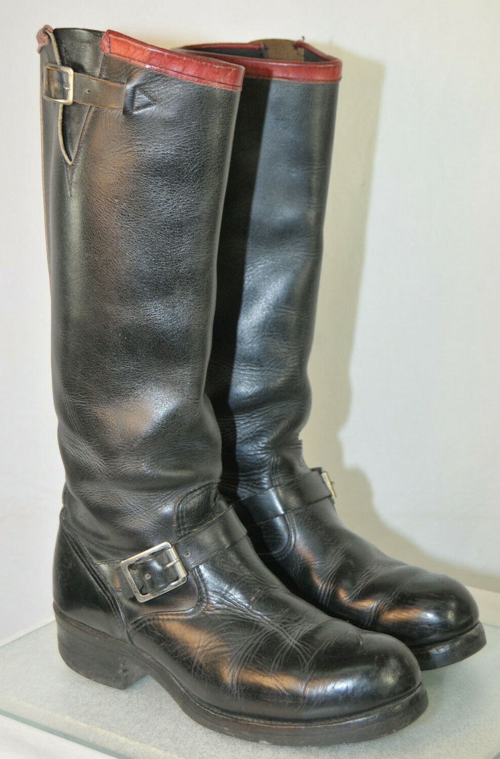 Vintage Chippewa Engineer Boots Men's Size 8.5D Rare … - Gem