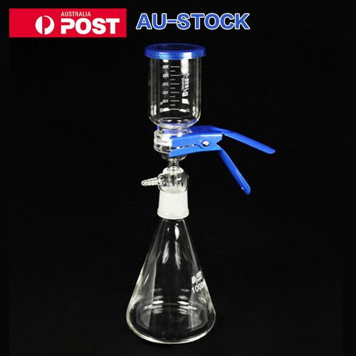 Lab 300ml Funnel Open Bottle Fritted Glass Filtration Separator Set ...