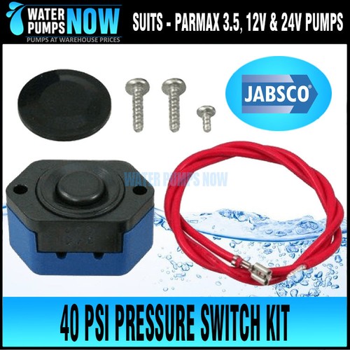 Jabsco 40PSI Pressure Switch Kit suits Par-Max 3.5 12v CARAVAN BOAT ...