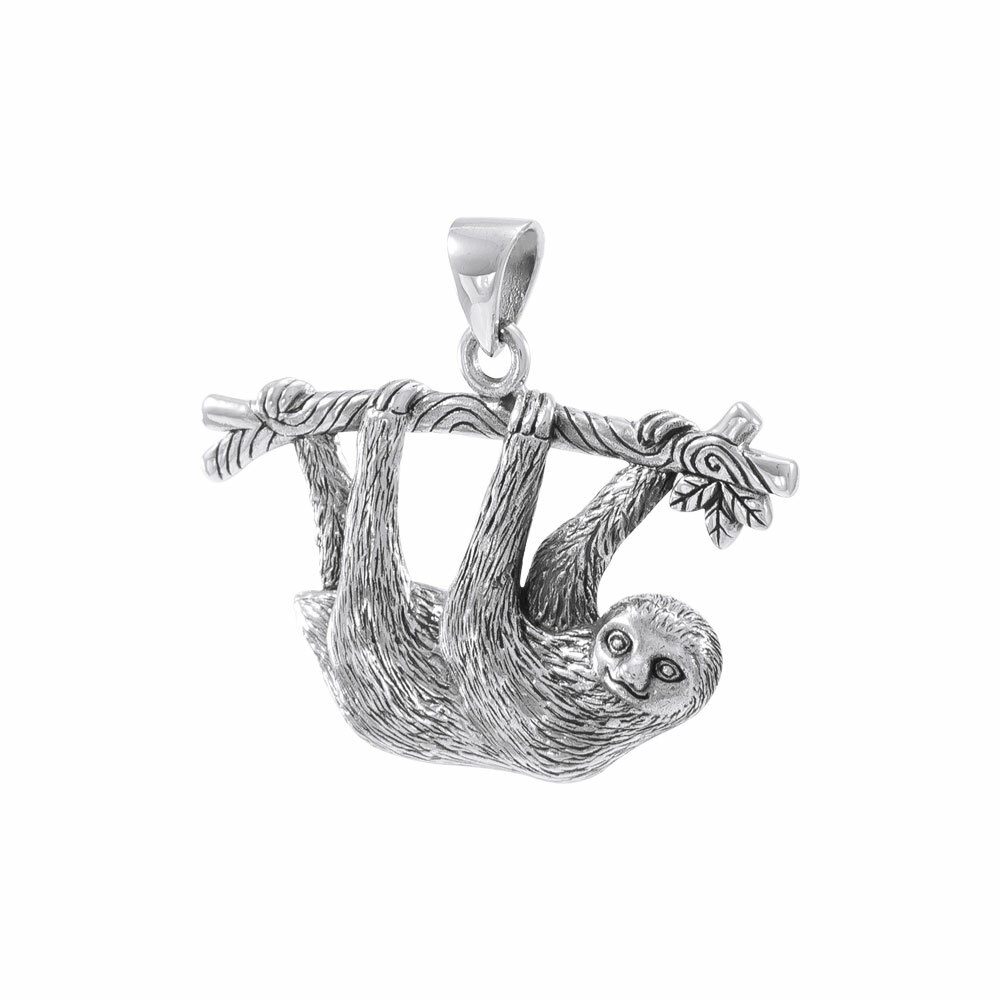 Sloth 925 Sterling Silver Pendant Fine Animal Totem Spirit Jewelry | eBay