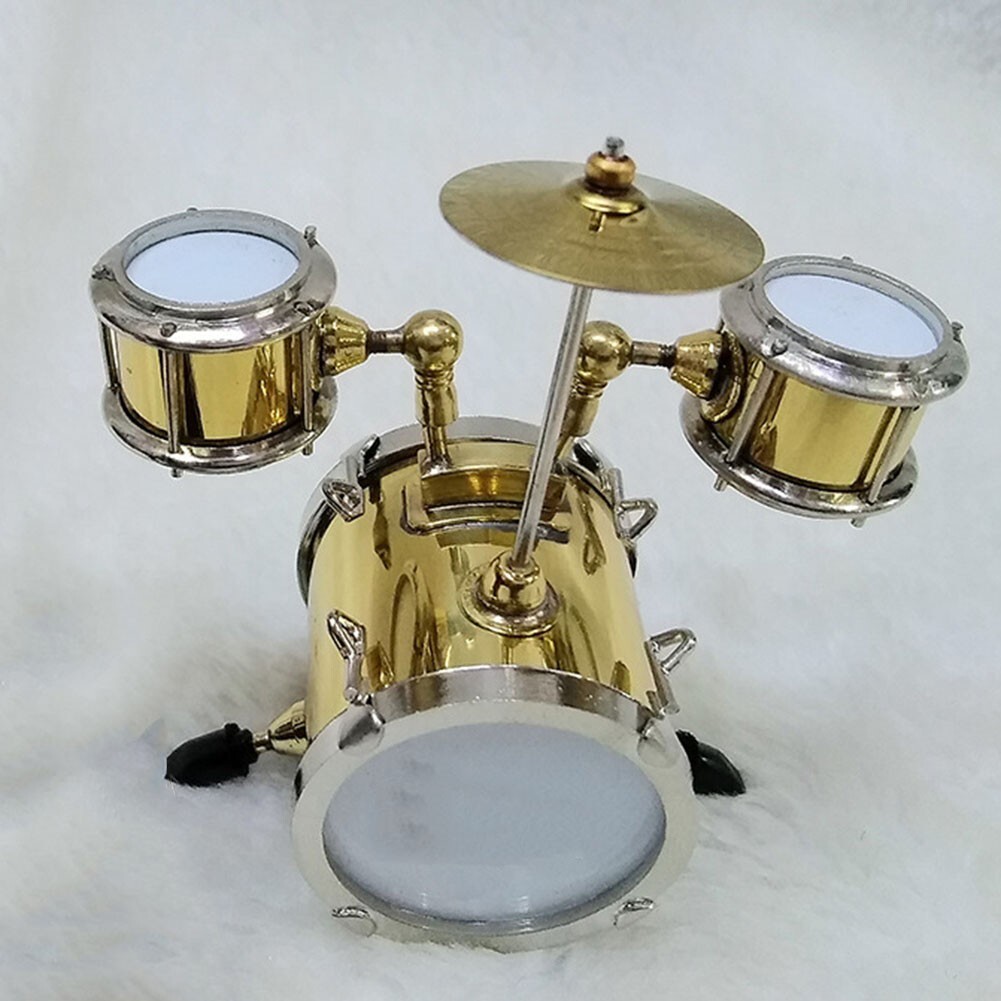 Perfect Size Dollhouse Music Room Decor Mini Drum Set Photography Props ...