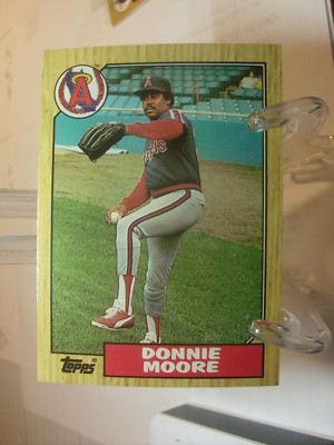 1987 Topps Collector's Tiffany #115 - Donnie Moore - California Angels ...