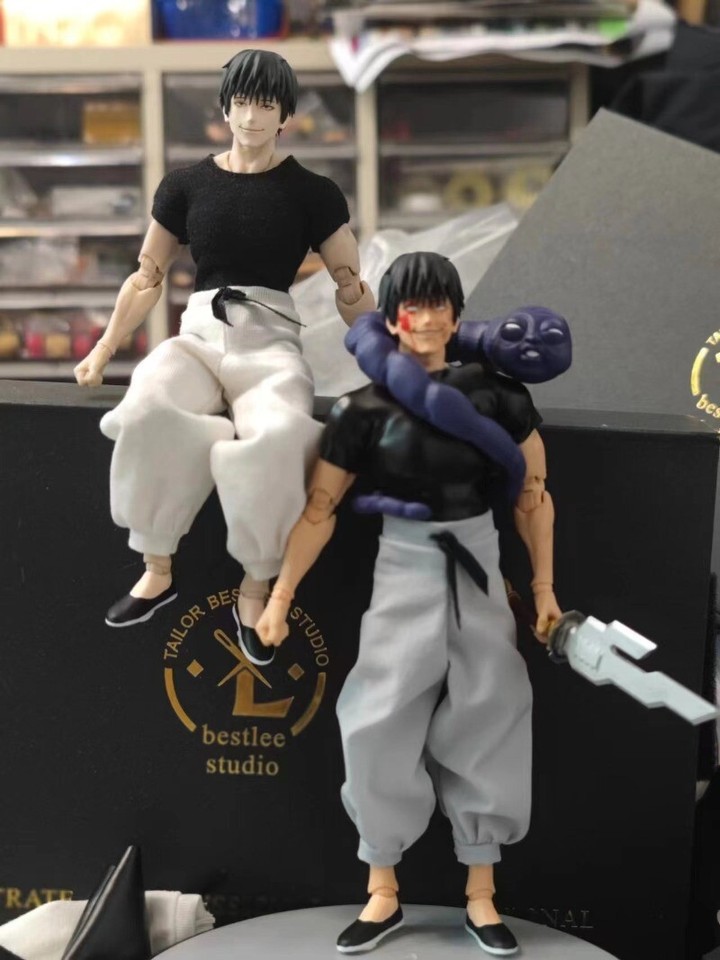 Custom Jujutsu Kaisen Fushiguro Toji Outfits for 1/12 Romankey Body（No ...