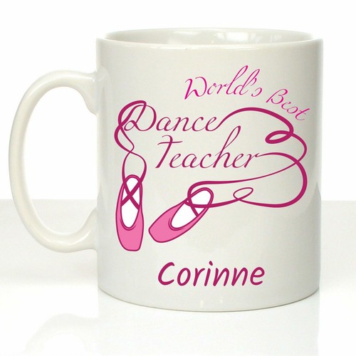 Personalised Dance Teacher Gifts, Personalised Dance Teacher Mug ...