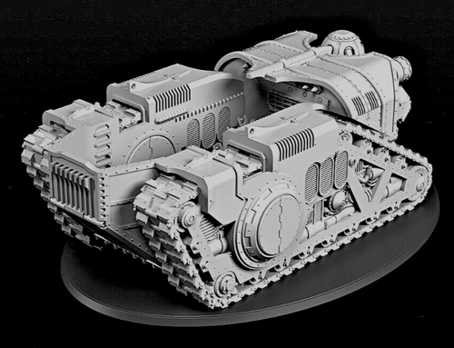 Okourii Heavy Tank 28mm/32mm Tabletop model kit proxy for Grimdark ...