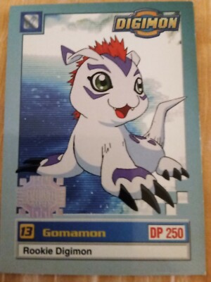 Digimon 13 Gomamon DP250 Rookie Digimon | eBay