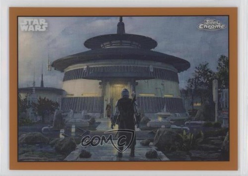 2022 Star Wars Chrome Beskar Orange Refractor 25/25 The Mandalorian ...
