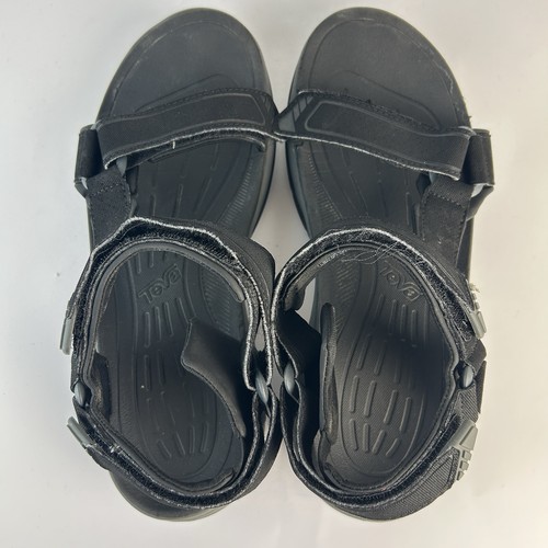 TEVA Strata Universal Sandals Men's US 10 Black Vibram MegaGrip Hiking ...